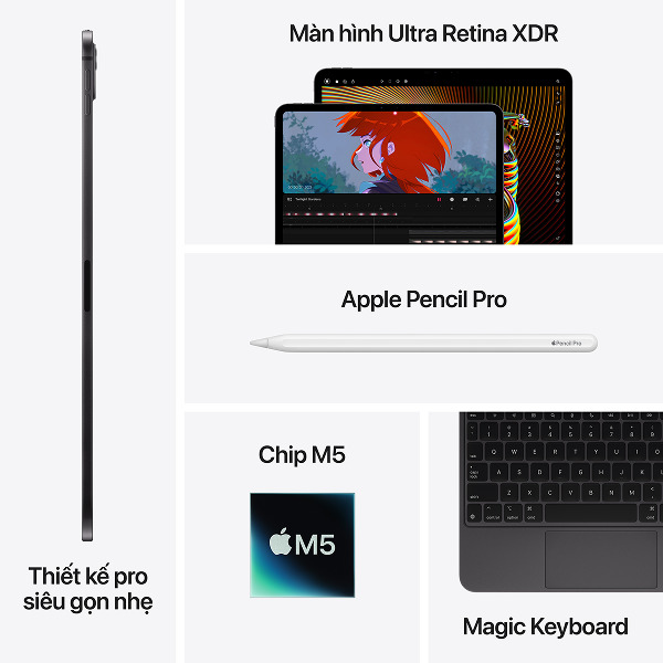 iPad Pro M5 11 inch Wifi 256GB chính hãng, trả góp 0%