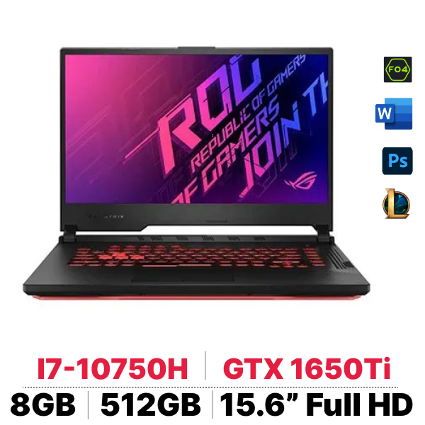 Laptop ASUS Gaming ROG Strix G512-IAL001T - Cũ Đẹp | Giá rẻ