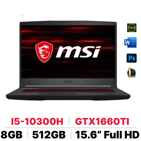 Laptop MSI Gaming GF65 THIN 10SDR-623VN - Cũ Đẹp | Giá rẻ