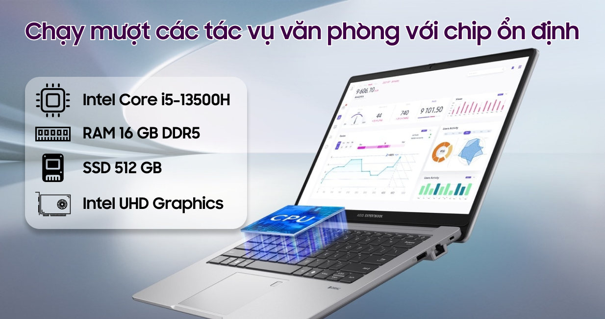 Laptop ASUS ExpertBook P1 P1403CVA-I5SE16-63WS | Giá rẻ, trả góp 0%