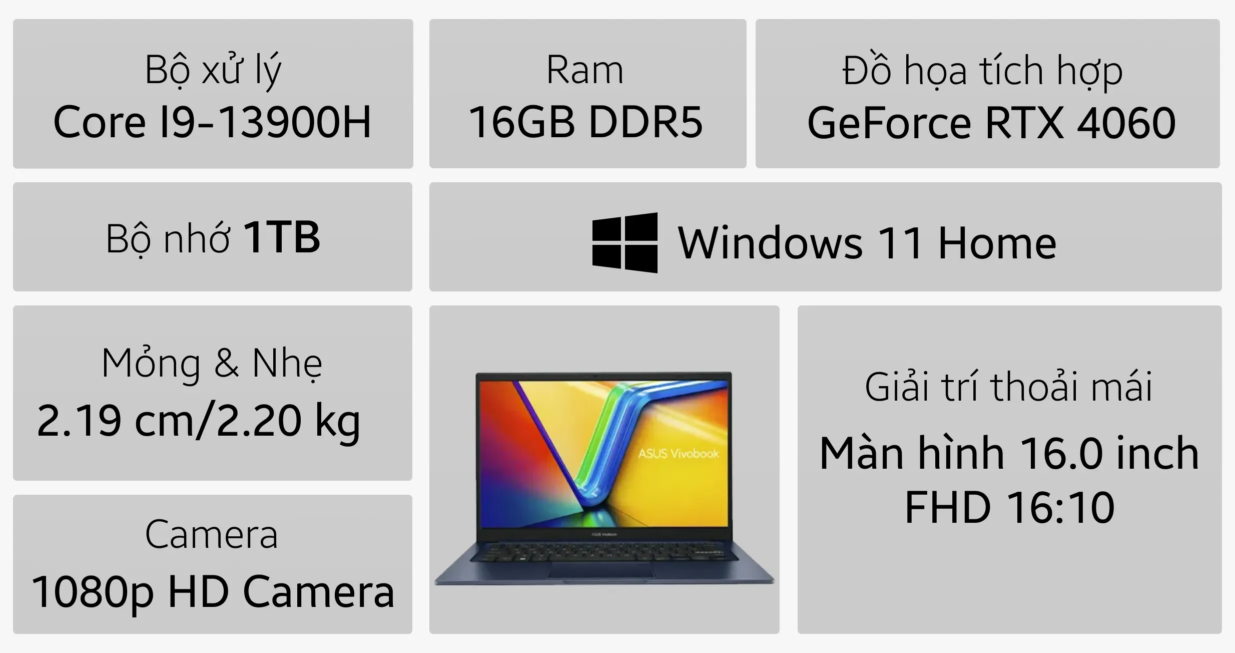 Laptop ASUS ROG Flow X16 GV601VV-NL016W - Cũ Trầy Xước | Giá rẻ