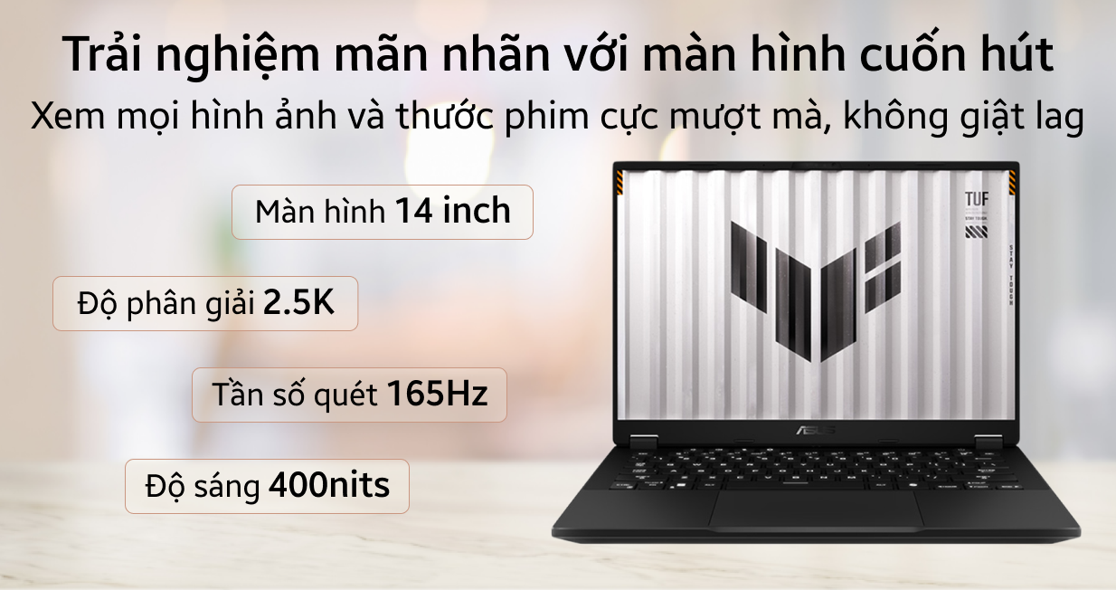 Laptop ASUS TUF Gaming A14 FA401WV-RG061WS - Đã Kích Hoạt | Giá rẻ