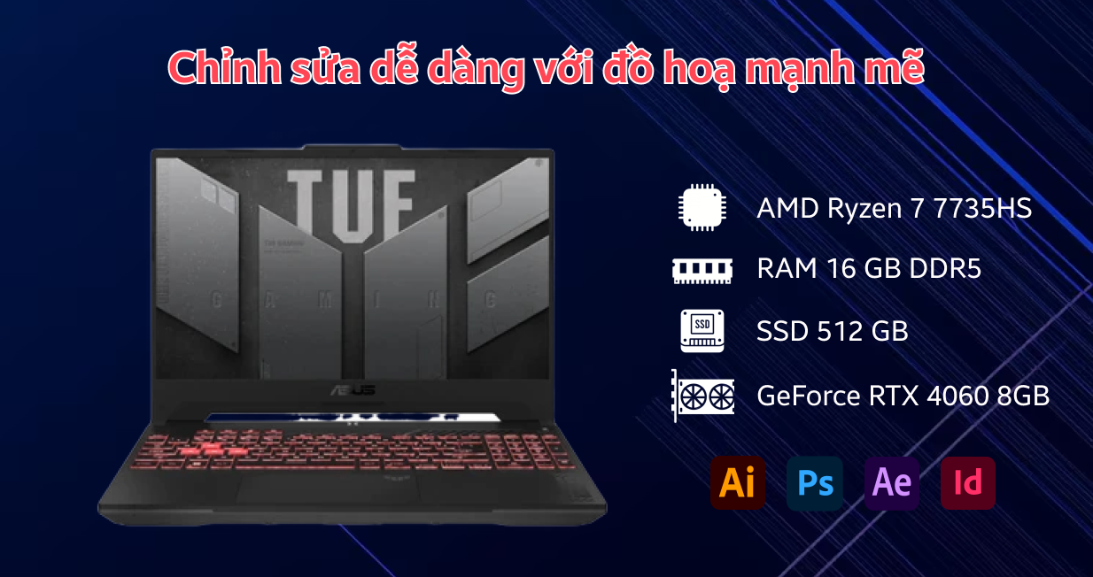 Laptop ASUS TUF Gaming A15 FA507NV-LP046W | Giá rẻ, trả góp 0%