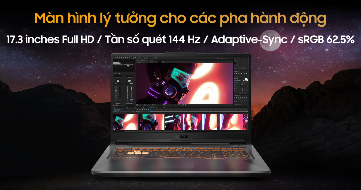 Laptop ASUS TUF Gaming A17 FA706NFR-HX025W | Giá rẻ, trả góp 0%