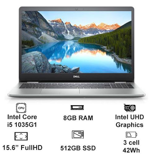 Laptop Dell Inspiron 5593 7WGNV1 cũ chính hãng, giá rẻ, trả góp 0%