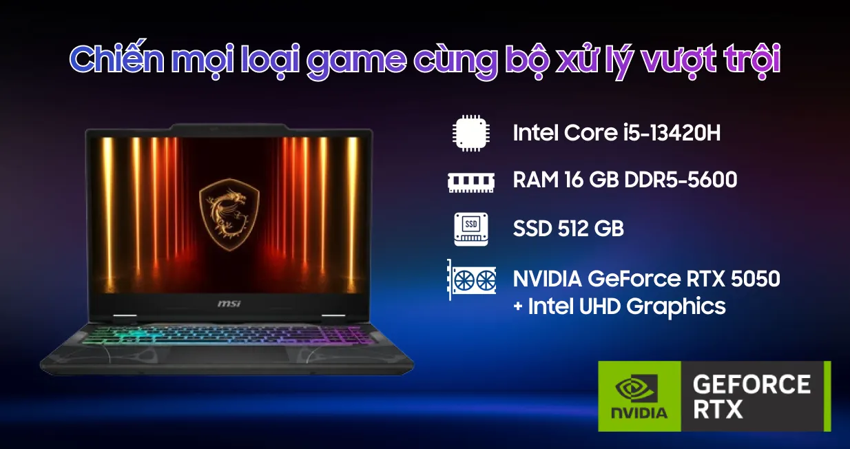 Laptop MSI Cyborg 15 B13WEKG-676VN - Đã Kích Hoạt | Giá rẻ