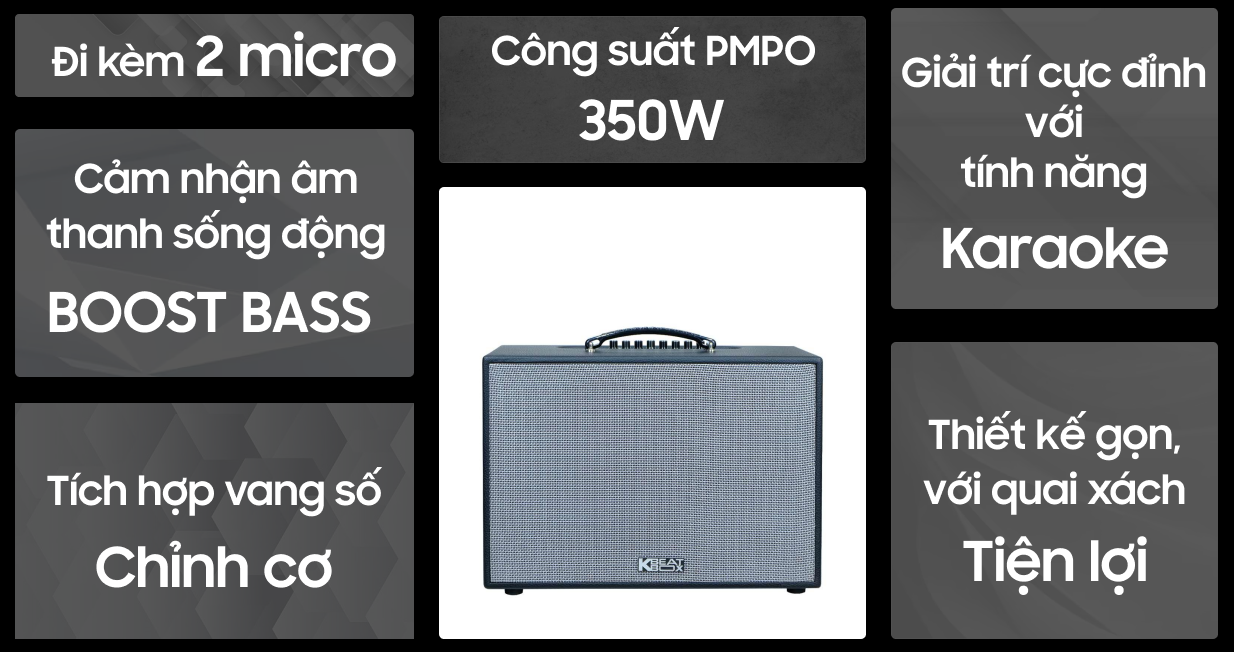Loa Karaoke di động Acnos CS251PU - Cũ | Giá rẻ