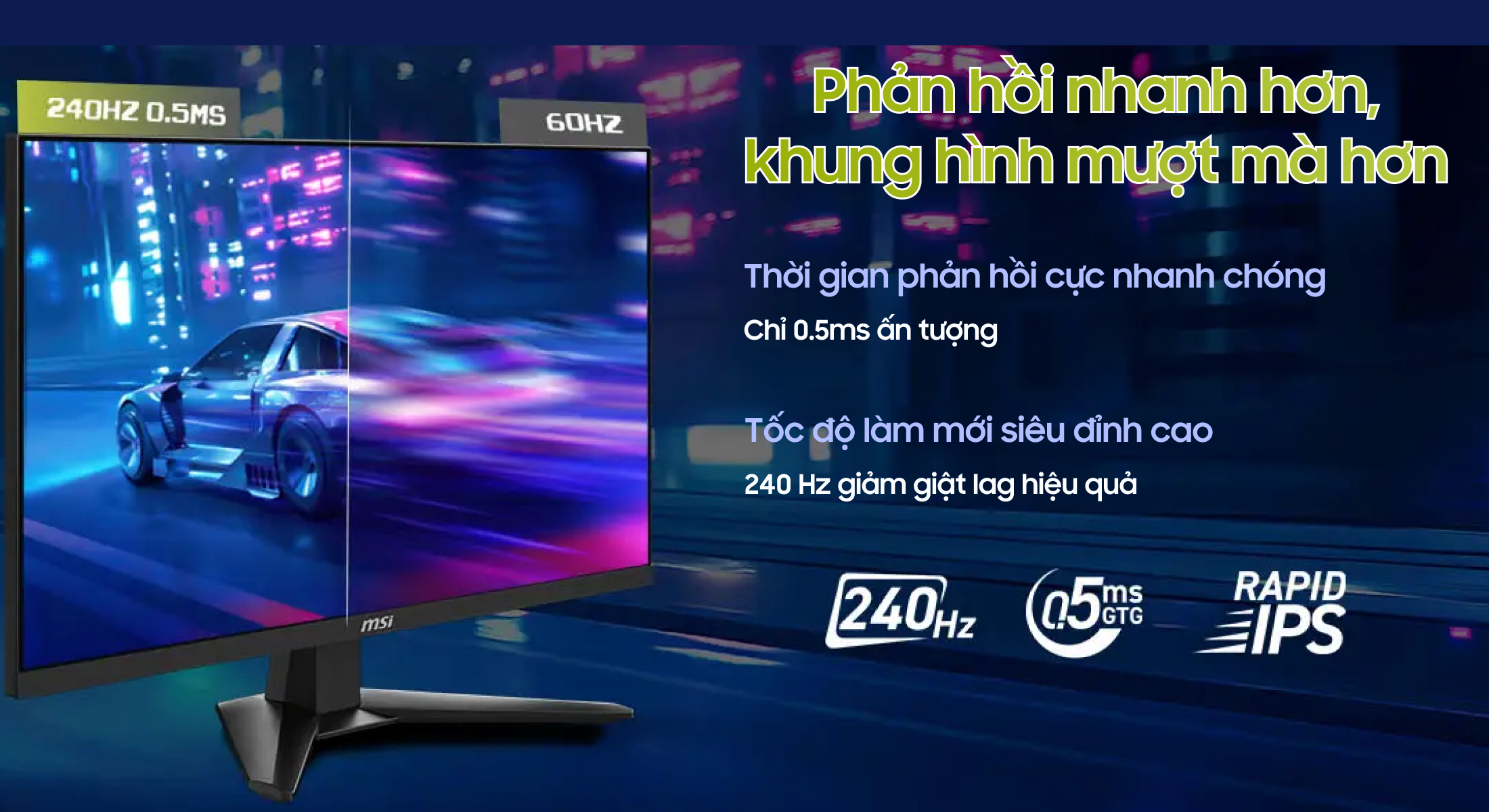 Màn hình Gaming MSI MAG 274QF X24 27 inch | Giá rẻ, trả góp 0%