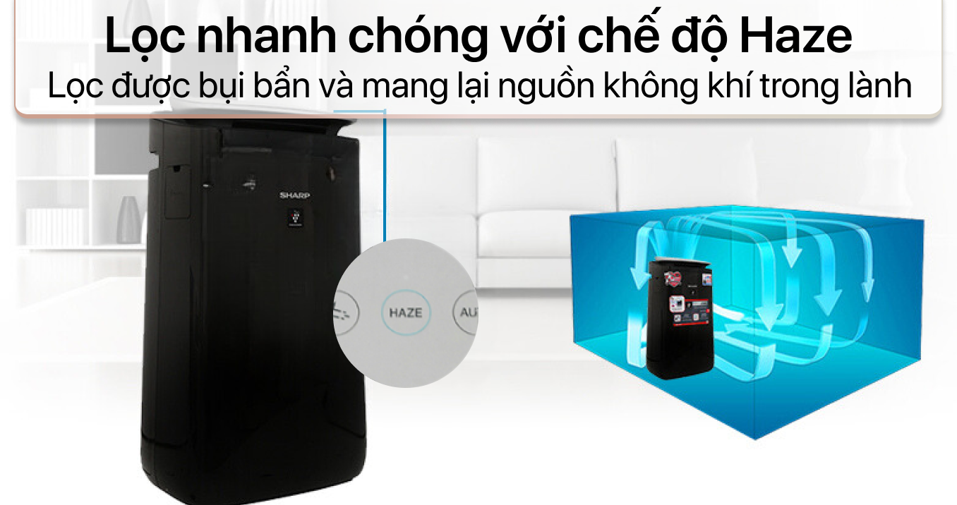 Máy lọc không khí Sharp FP-J80EV-H - Cũ | Giá rẻ