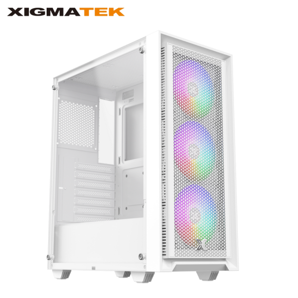 Case máy tính Xigmatek Sky II Arctic 3F (3 Fan) ATX | Giá rẻ