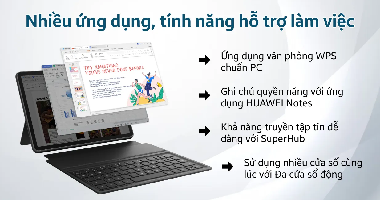 Máy tính bảng Huawei MatePad 11.5 inch 2025 8GB 256GB - Kèm bàn phím ...