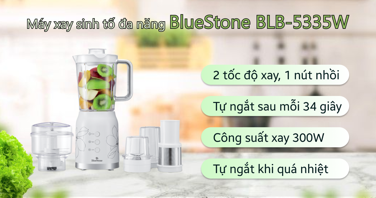 Máy xay sinh tố đa năng BlueStone BLB-5335W | Giá rẻ