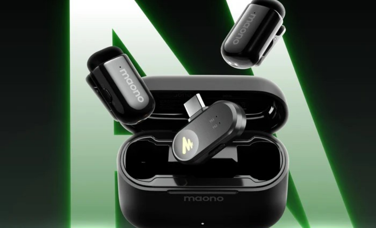 Microphone thu âm không dây Maono WM622 PBC2 (Type-C và Lightning) | Giá rẻ