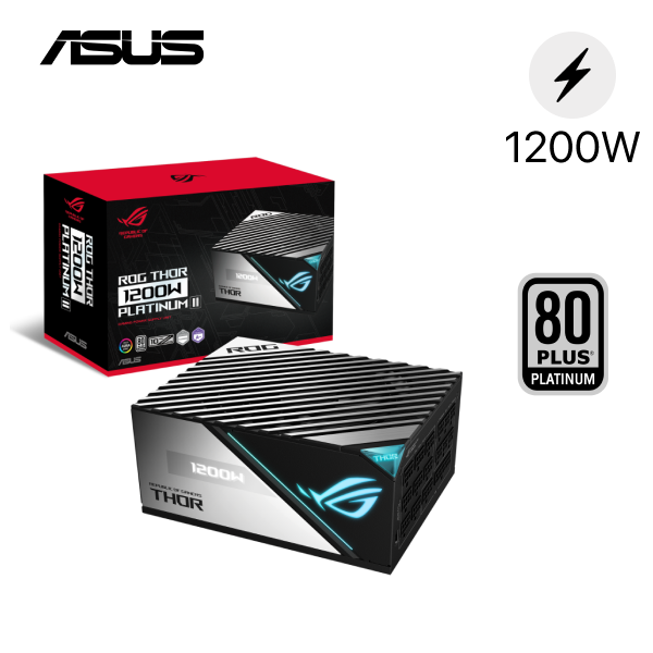Nguồn máy tính ASUS THOR 1200P2 1200W Platinum Full Modular | Giá rẻ