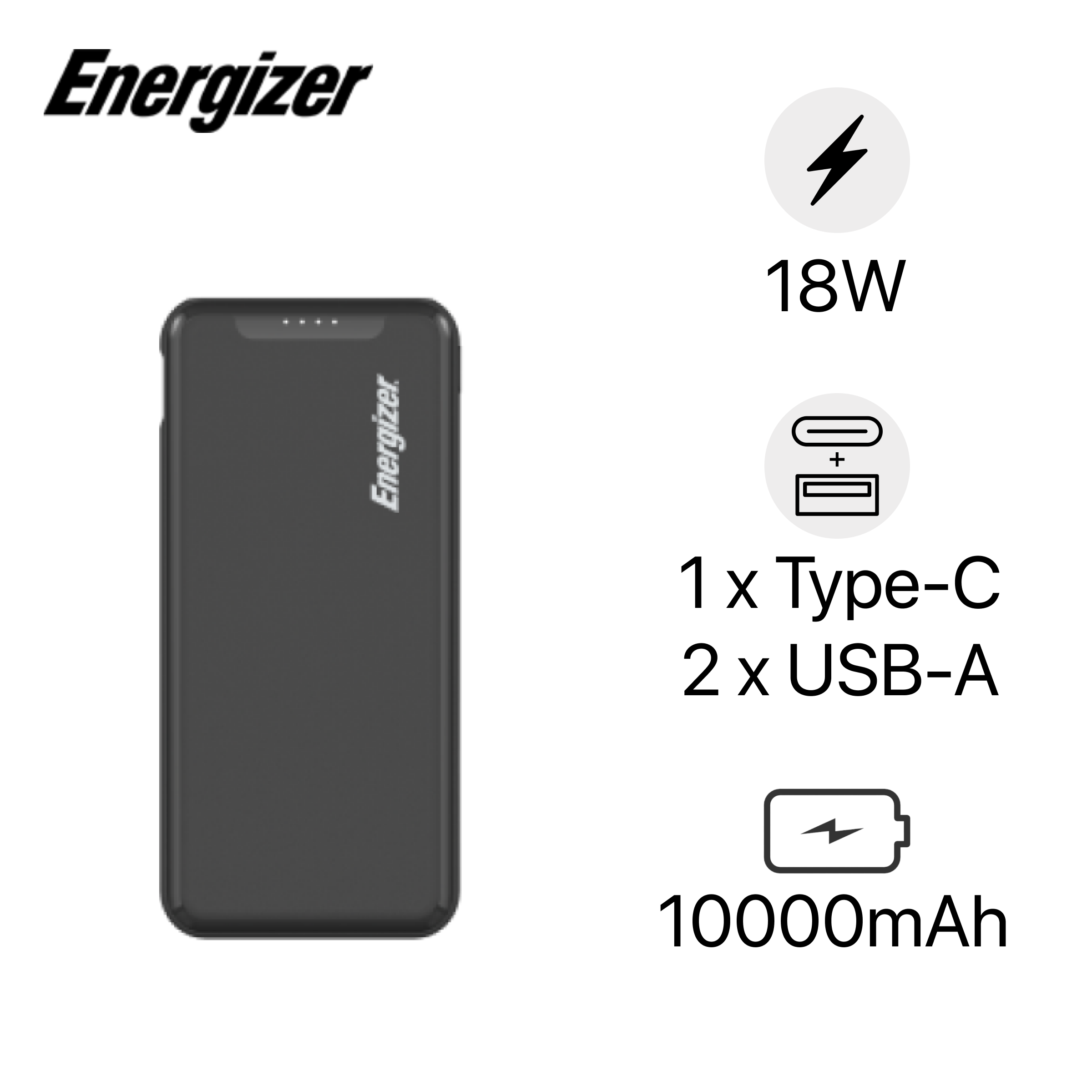 So sánh Pin sạc dự phòng Energizer PD 18W 20.000mAh UE20011PQ và Pin ...