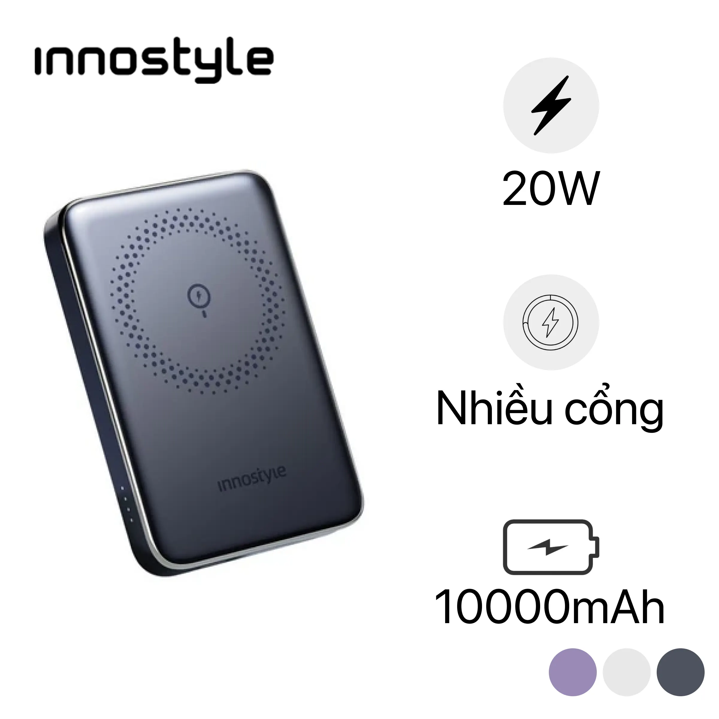 So sánh Pin sạc dự phòng không dây HyperJuice Magnetic Wireless 5000mAh ...