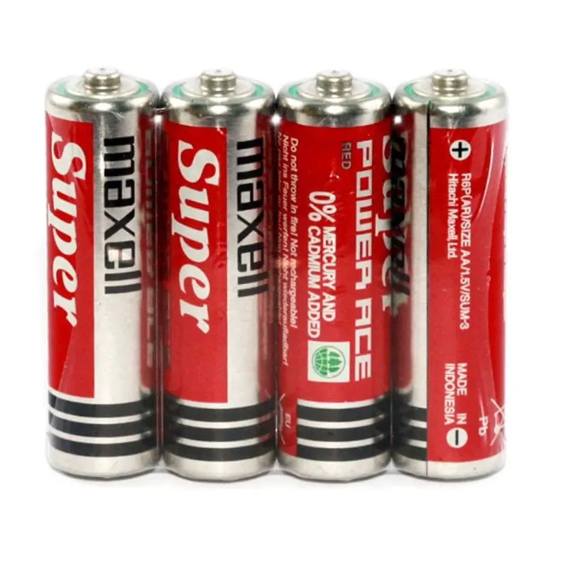 Pin Super Ace AAA Maxwell R6P(AR)4P vỉ 4 viên | Gia