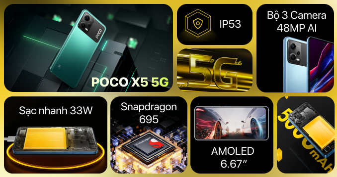 POCO X5 5G 8GB 256GB - Đã Kích Hoạt | Giá rẻ