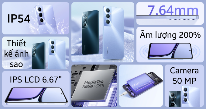 realme C65 chính hãng | giá giảm thẳng hơn 1 triệu