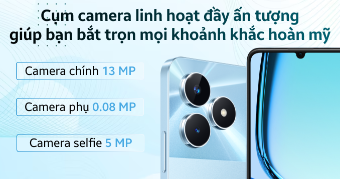 realme Note 50 | Cập nhật giá bán, thông số chính thức