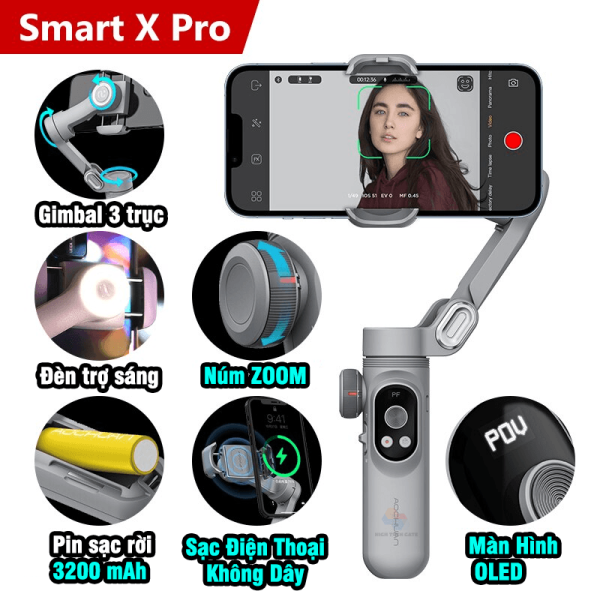 Tay cầm chống rung Smart X Pro | Giá rẻ