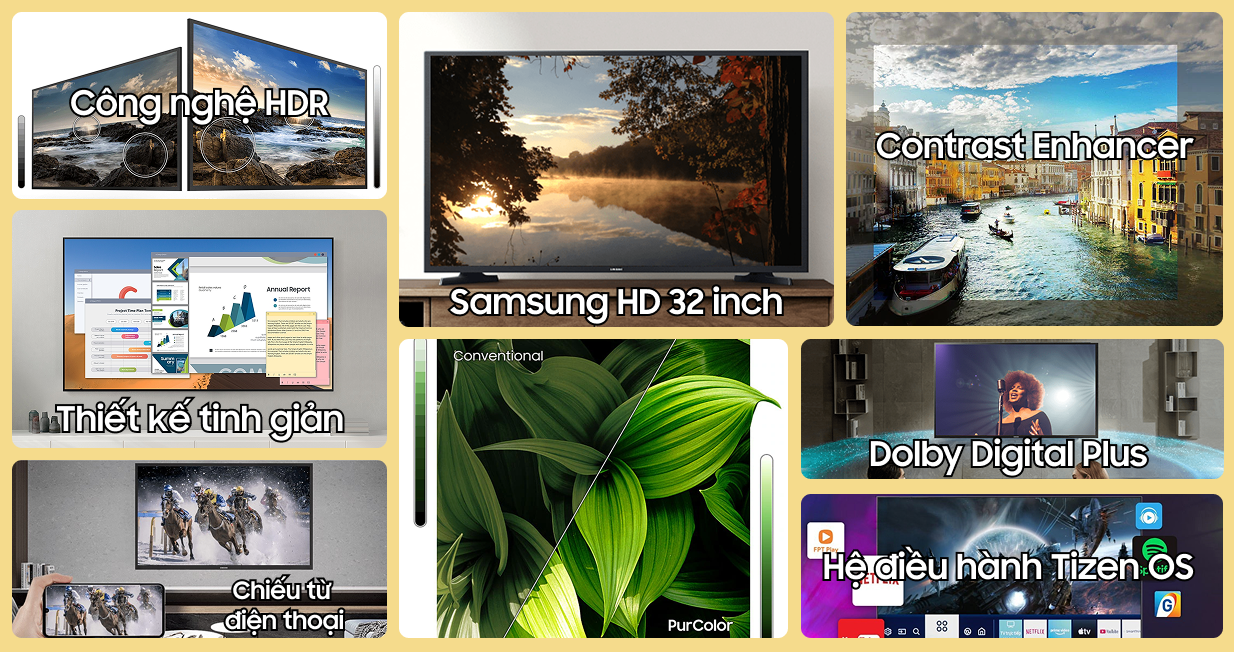 Smart Tivi Samsung UA32T4202 32 inch | Giá tốt 06/2026