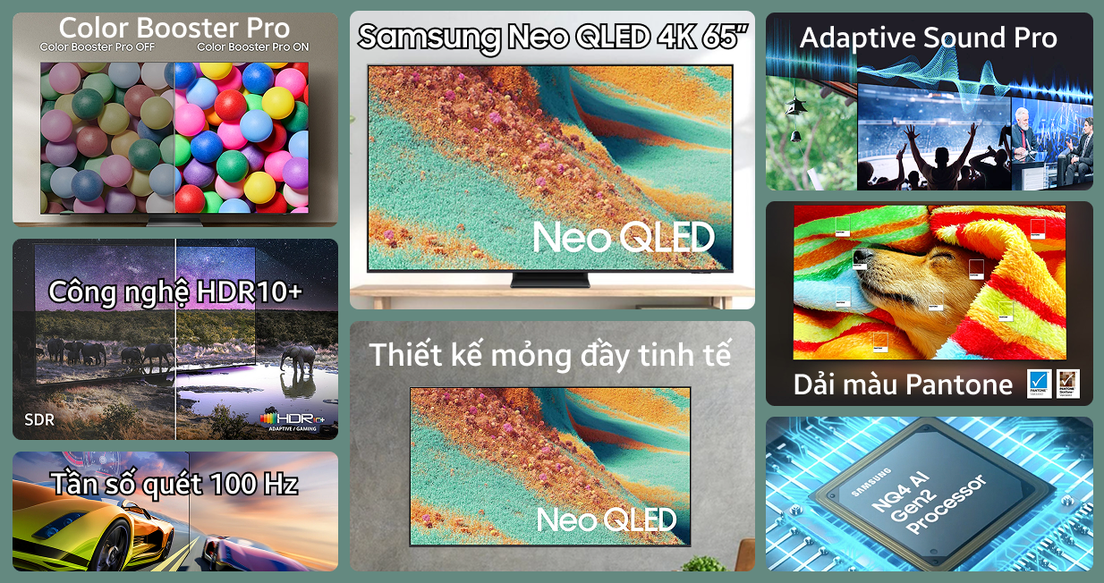 Smart Tivi Samsung Neo QLED 4K 65 inch 2025 (65QN85F) | Giá tốt, ưu đãi ...