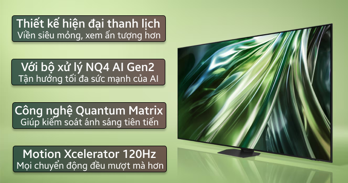Smart Tivi Samsung Neo QLED 4K 75 inch 2024 (75QN90D) | Giá cực tốt
