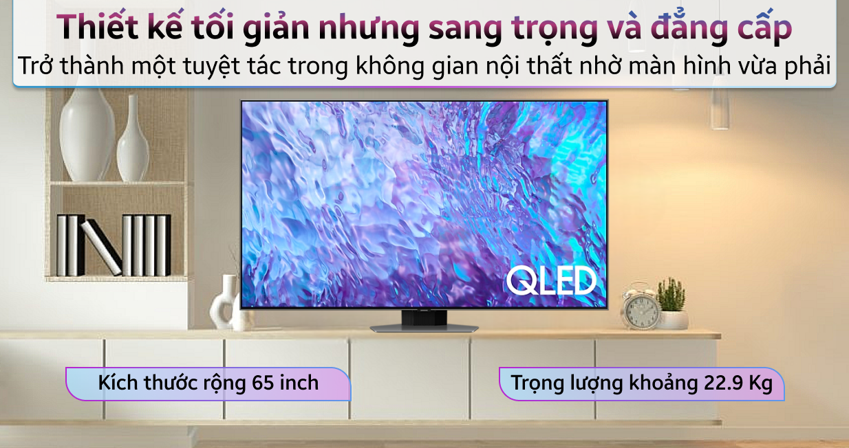Smart Tivi Samsung QLED 4K 65 inch QA65Q80C | Giá cực tốt