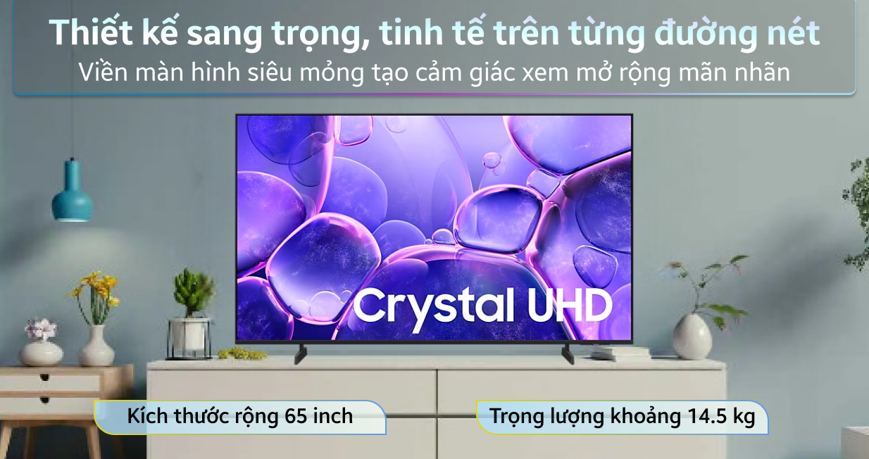 Smart Tivi Samsung UHD 4K 65 inch 2025 (65U8500F) | Giá tốt, ưu đãi mua cực khủng