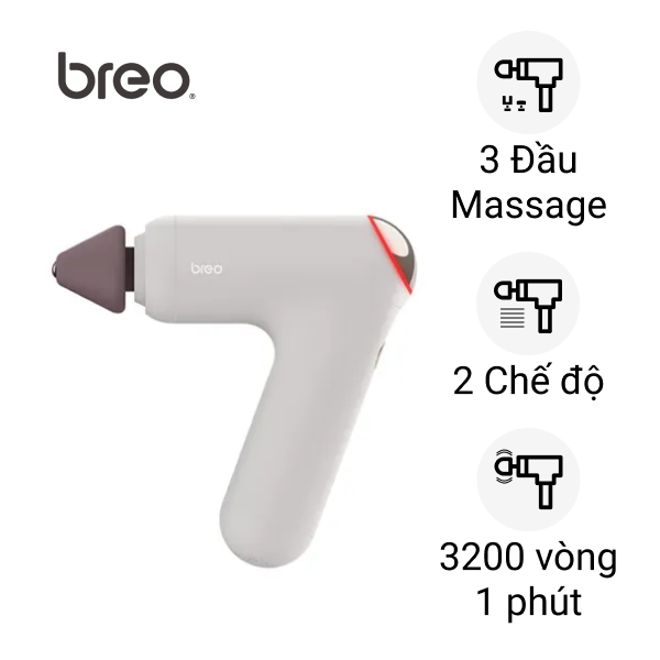 Súng Massage Breo Lucky 7 chính hãng - Giá rẻ