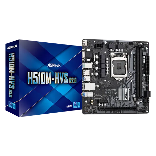 Mainboard ASRock H510M-HVS R2.0 | Giá rẻ