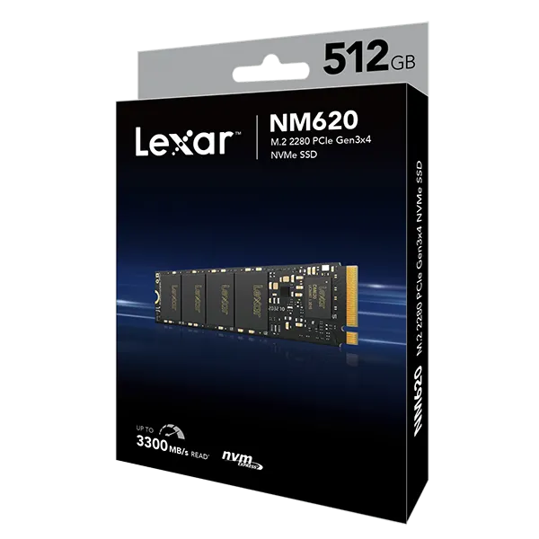 Ổ cứng SSD Lexar NM620 512GB M2 2280 NVME PCIe Gen 3X4 | Giá rẻ