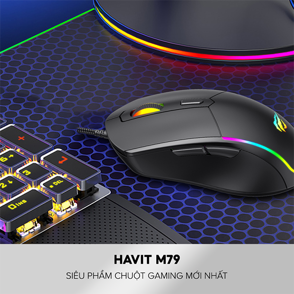 Chuột Gaming có dây Havit M79 RGB | Giá rẻ