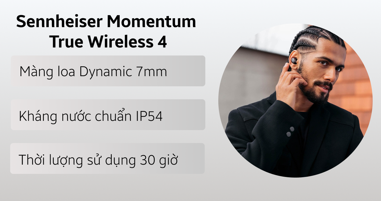 Tai nghe Sennheiser Momentum True Wireless 4 | Giá rẻ