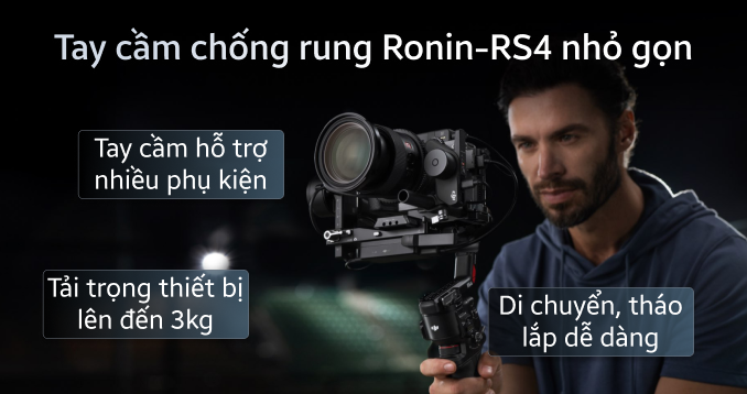 Gimbal DJI RS4 Combo giá rẻ chính hãng, giá rẻ, giao 2h