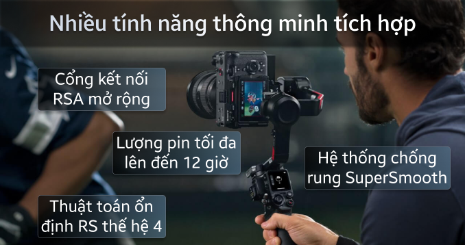 Gimbal DJI RS4 giá rẻ chính hãng, giá rẻ, giao nhanh 2h