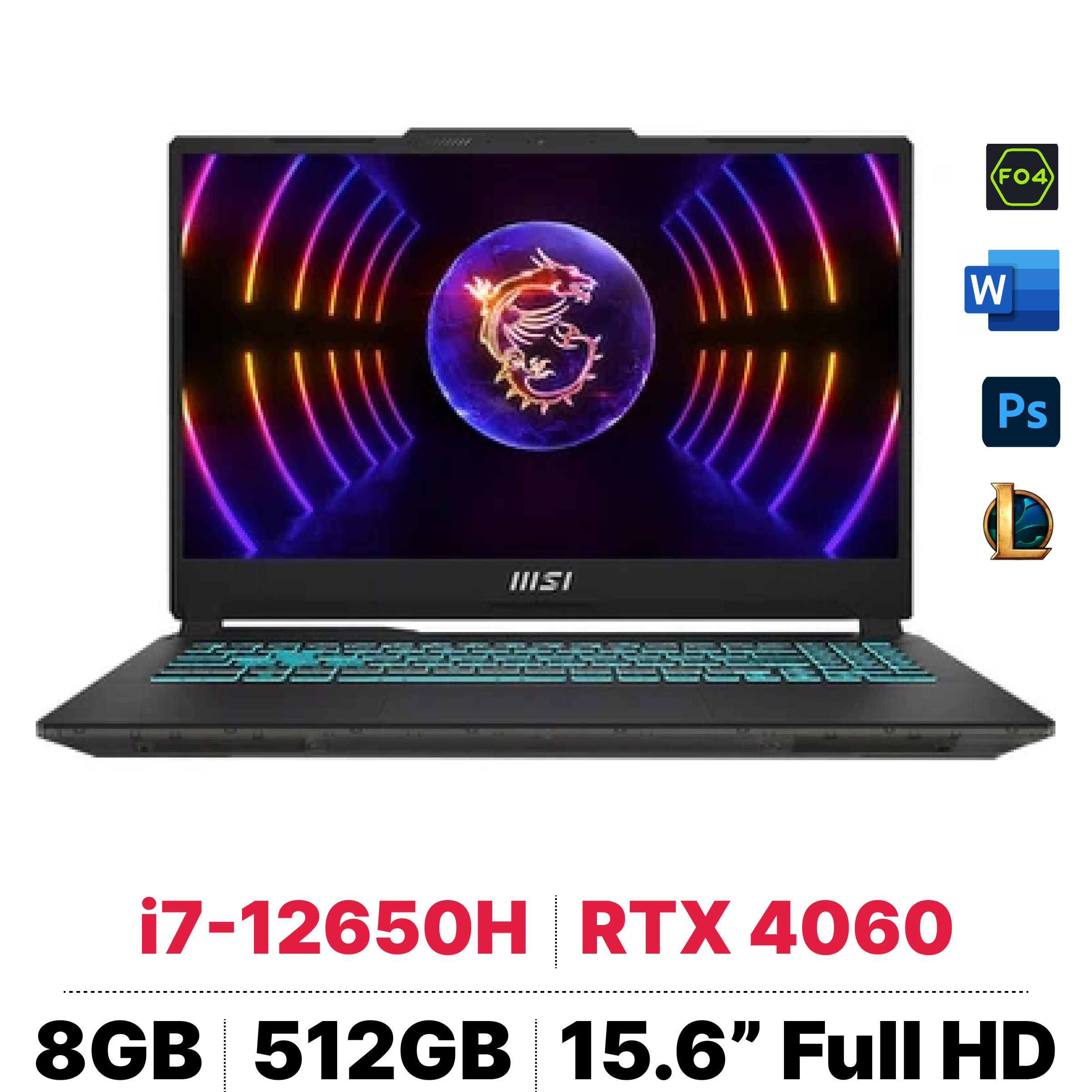 Laptop MSI Cyborg 15 A12VF-267VN | Giá rẻ, trả góp 0%