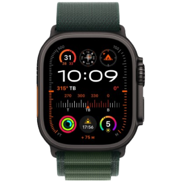 Apple Watch Ultra 2 2024 49mm 4G Viền Titan Đen Dây Alpine Size L | Giá ...
