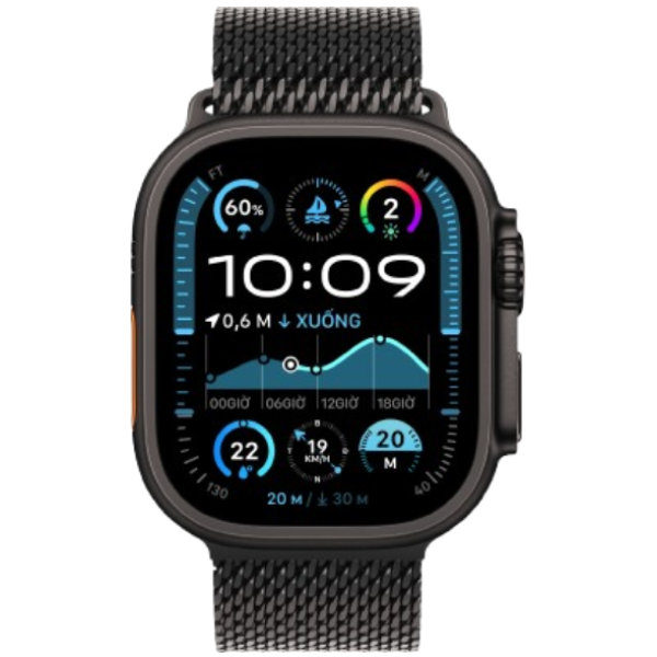 Apple Watch Ultra 2 2024 49mm 4G Viền Titan Đen Dây Titan | Giá tốt 06/ ...
