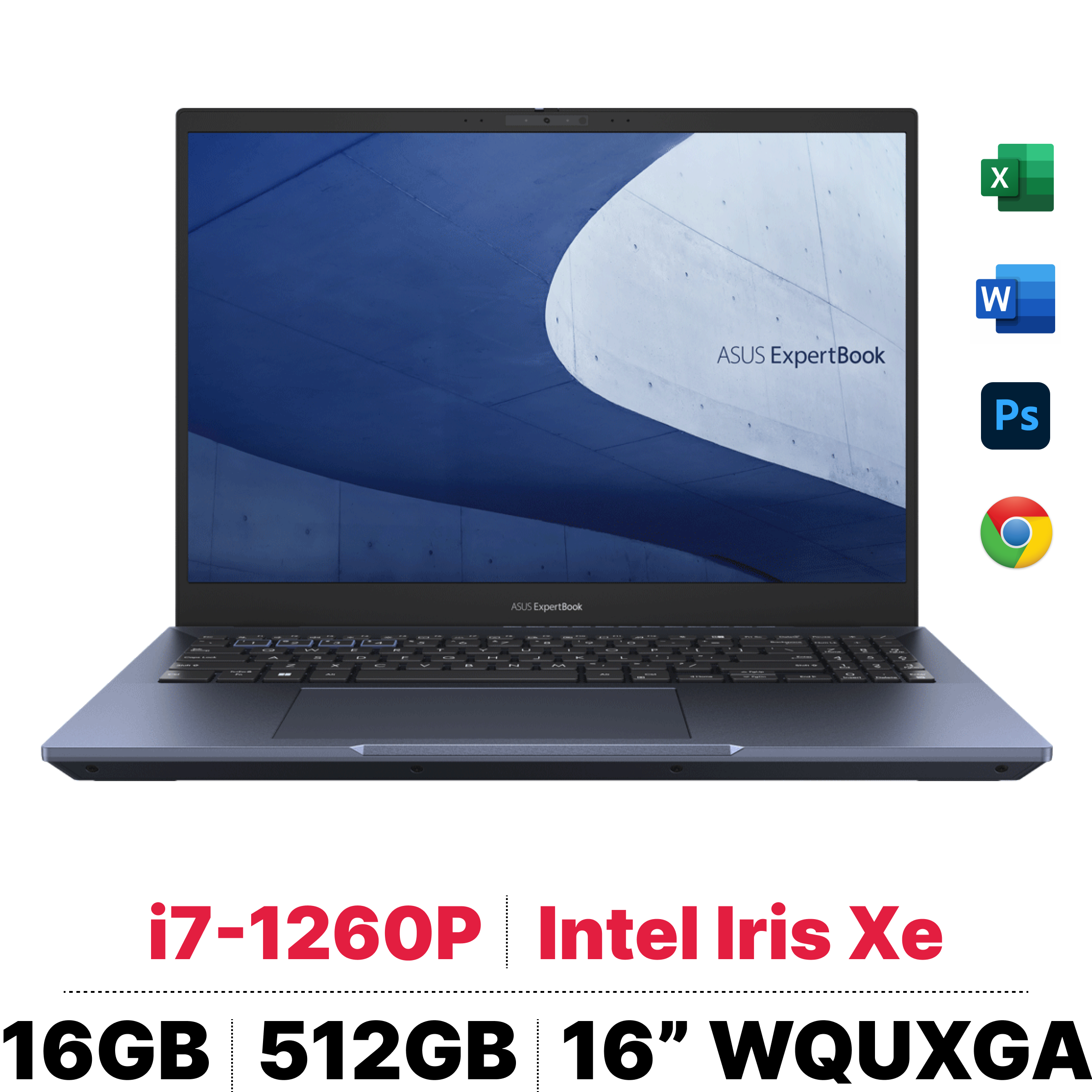 Laptop Asus Expertbook B5 B5602CBA-L20197W | Giá rẻ, trả góp 0%