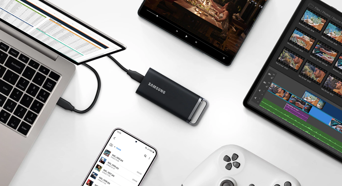 Ổ cứng di động Samsung T5 EVO 460 MB/s 8TB | Giá rẻ