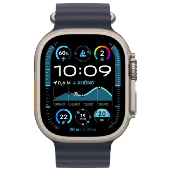 Apple Watch Ultra 2 2024 49mm 4G Viền Titan Dây Cao Su - Cũ Đẹp | Giá rẻ