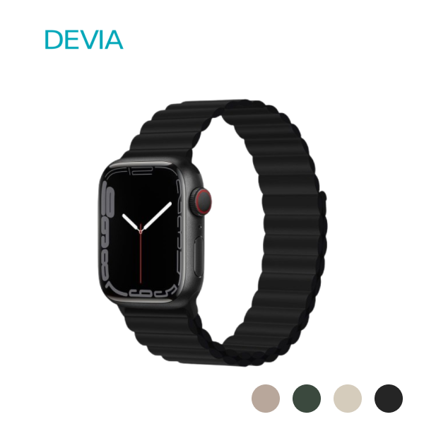 Dây đeo Apple Watch Devia Deluxe Series Sport 3 Silicone Magnet 44/45 ...