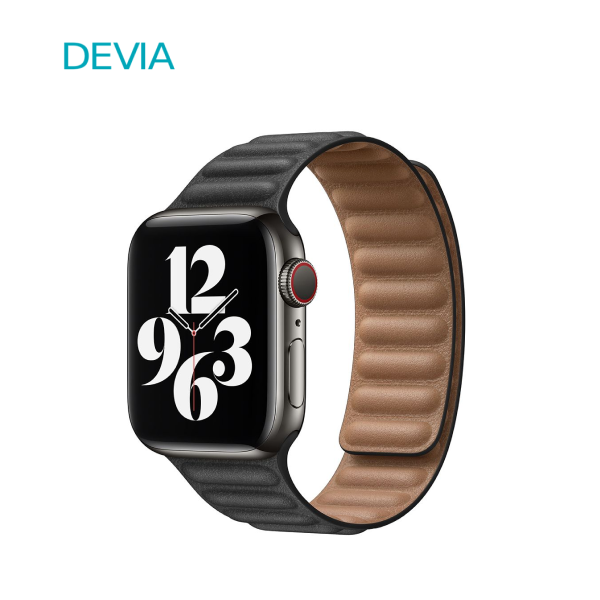 Dây đeo Apple Watch Devia Elegant Leather Two-Tone 38/40/41/42mm | Giá ...