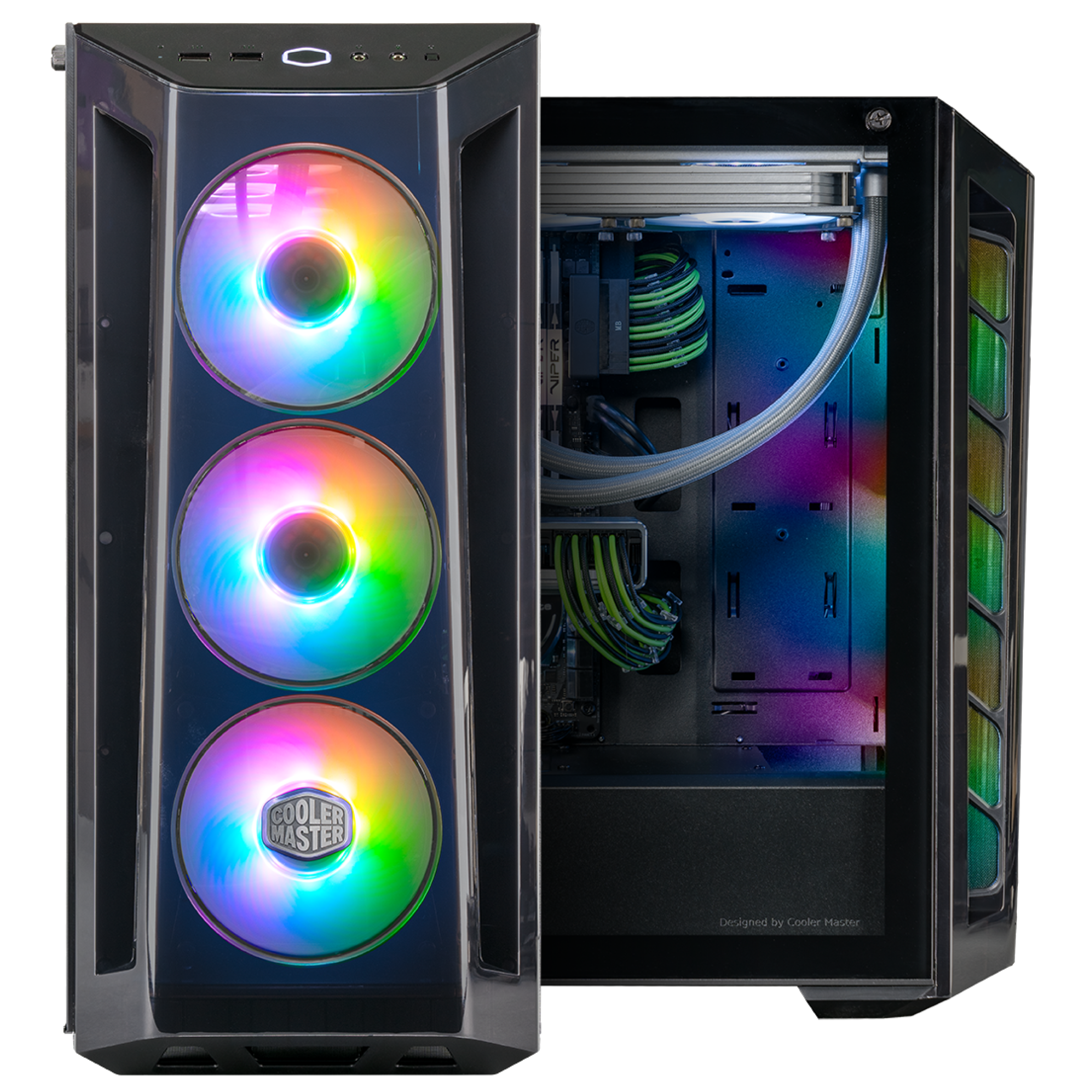 Case máy tính Cooler Master MasterBox MB520 Mesh ARGB | Giá rẻ