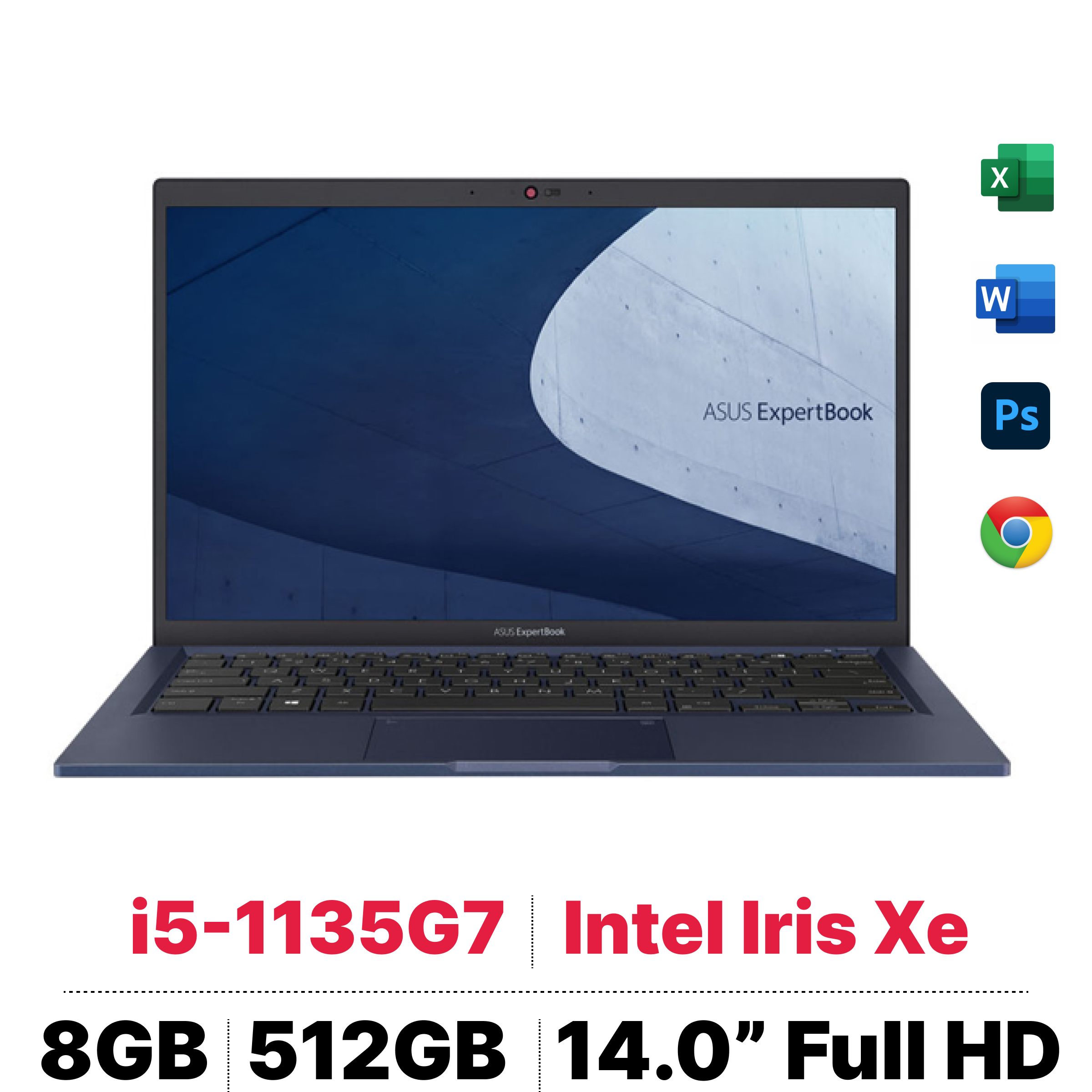 Laptop Asus Expertbook B1400CEAE-EB3182W - Cũ Trầy Xước | Giá rẻ