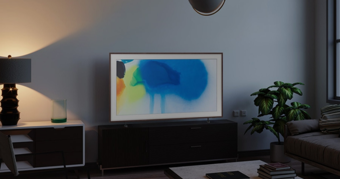 Smart Tivi khung tranh The Frame 4K Samsung 55 inch QA55LS03BA - Cũ ...