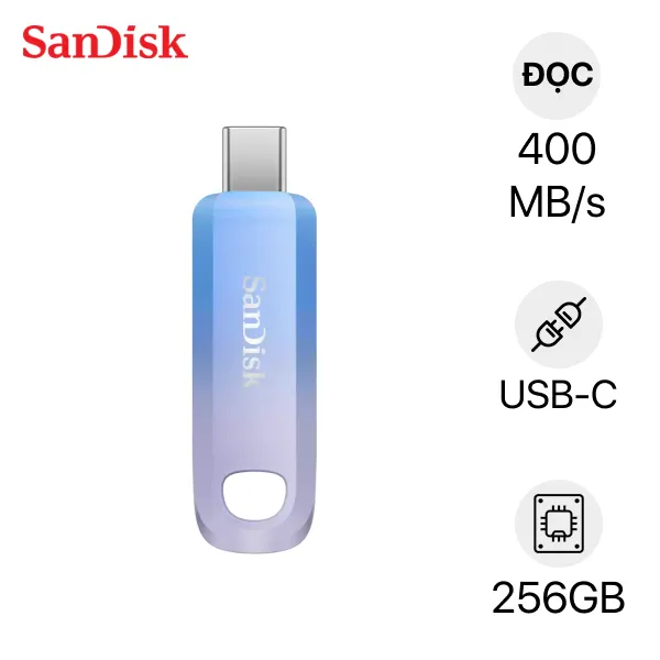 USB Sandisk Creator Flash Drive Type-C 256GB | Giá rẻ