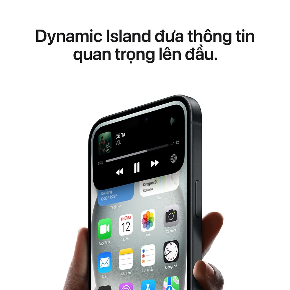 iPhone 15 thường 128GB chính hãng VN/A, giá tốt T05/2026